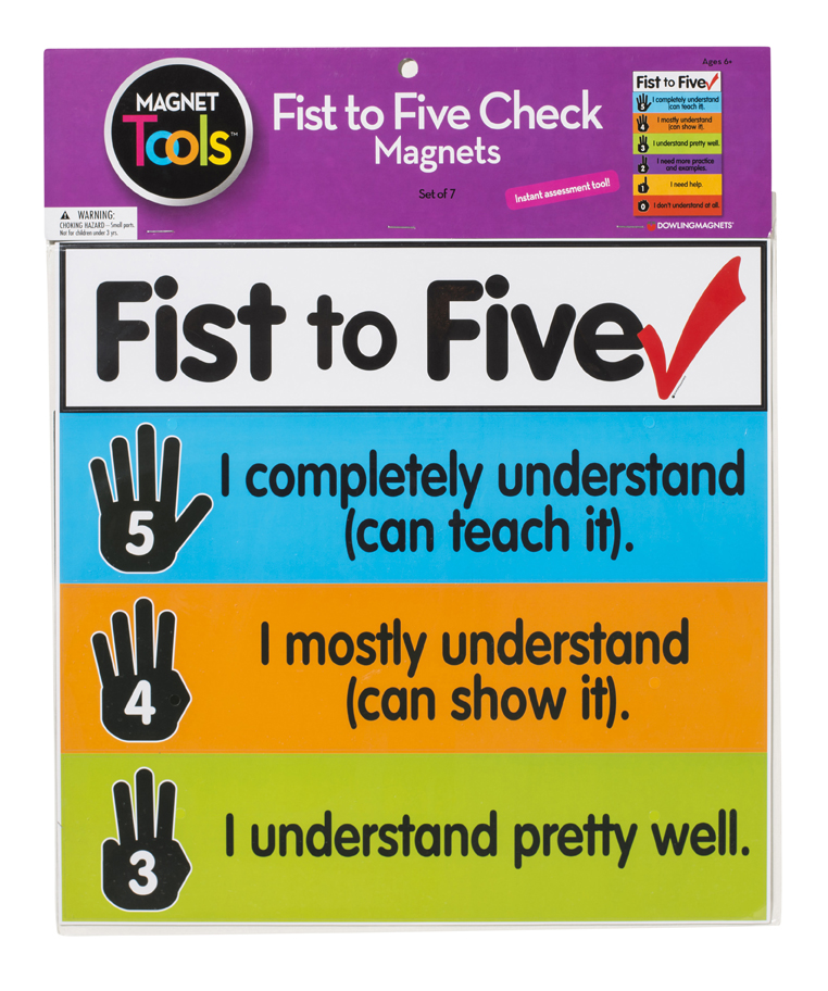 Fist to Five Check Magnets | Dowling Magnets Fist to Five Check Magnets | Dowling Magnets